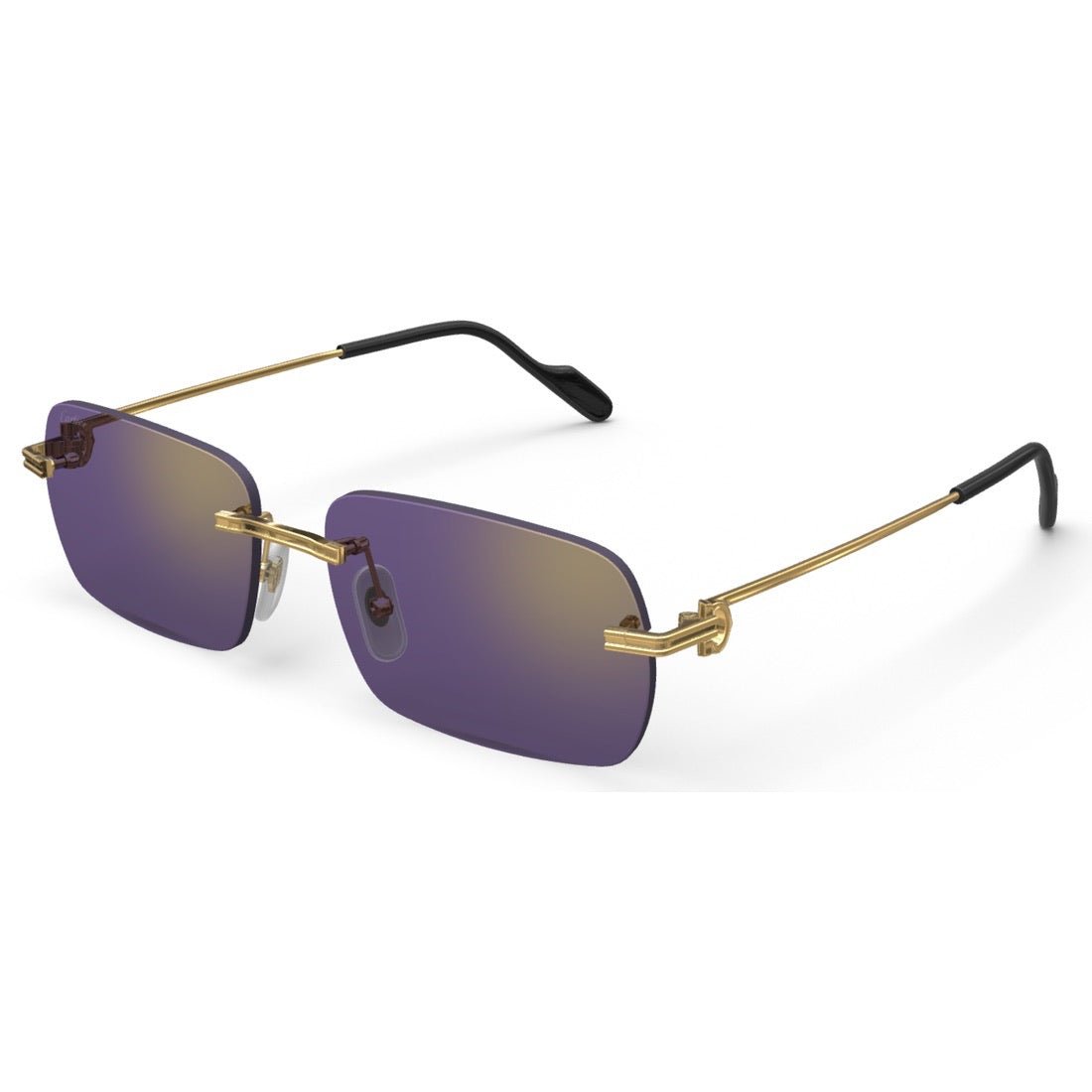 PREMIERE DE CARTIER - RECTANGULAR - GOLD/PURPLE